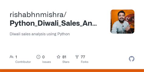 Actions Rishabhnmishra Python Diwali Sales Analysis GitHub
