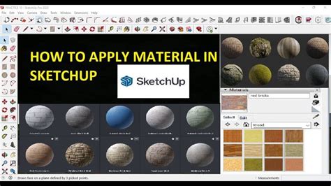 How To Apply Materials In SketchUp In 2025 How To Apply Applied Materials Material