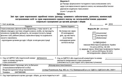 Зразок Заповнення Таблиці 6 Додатку 4 Directionauctions