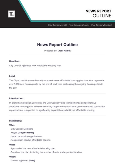 Free News Broadcast Script Template To Edit Online