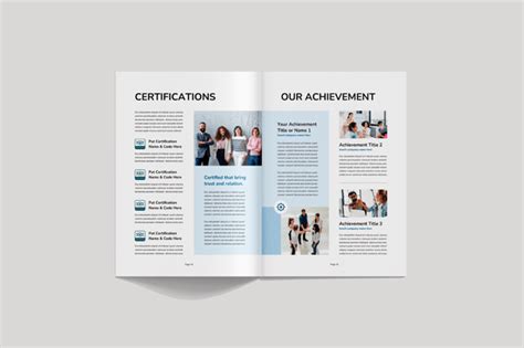 Capability Statement Brochure Print Templates Ft Tech Brochure And Statement Envato