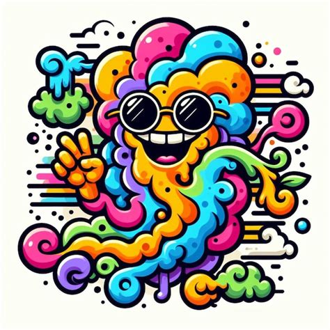 만화 일러스트레이션 프리미엄 벡터