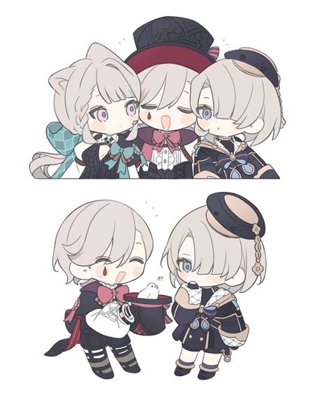 Pin By Roma On Lyney 🃏 Character Design Cute Drawings Anime Chibi
