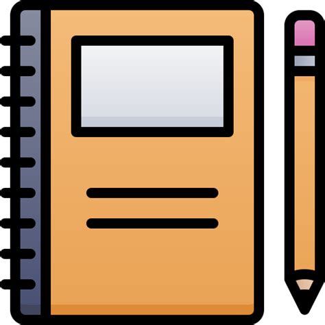 Notebook Generic Outline Color Icon