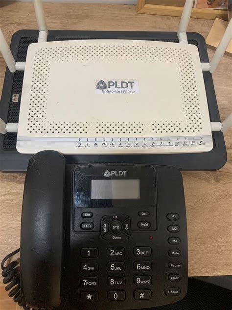PLDT Router Modem Bundle With Landline Computers Tech Parts Accessories Networking On