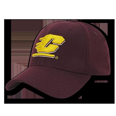 Cmu Low Constructed Flex Acrylic Cap Maroon