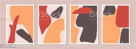 추상 배경 템플릿을 설정합니다 손으로 그린 다양한 모양과 낙서 표지 초대장 배너 포스터 브로셔 플래 카드 엽서 전단지 벽 장식 현대 벡터 일러스트 레이 션 1950 1959