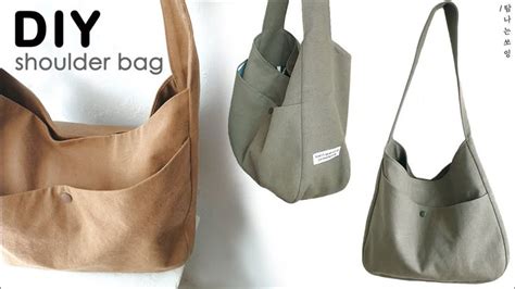 Diy Shoulder Bag 가벼운 숄더백 만들기 깔끔하게 안감 바느질 꿀팁 탐나는쏘잉 Bag Patterns To Sew Canvas Bag Diy