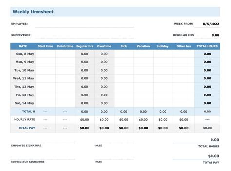 قوالب جداول زمنية مجانية في Excel لتتبع ساعات العمل وكشوف المرتبات