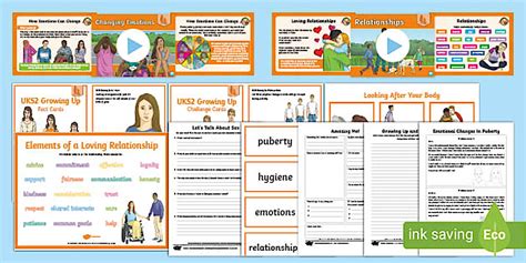 Pshe Uks2 Growing Up Unit Pack