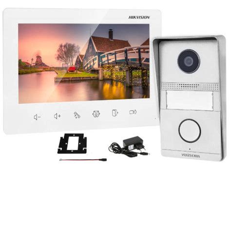 Hikvision 2 Wire Analog Intercom Kit Ds Kis101 P Surface Wired Systems
