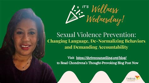 Sexual Violence Prevention Thrive Counselling