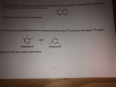 Solved Classify Each Nitrogen Atom In The Compound Below Chegg Com