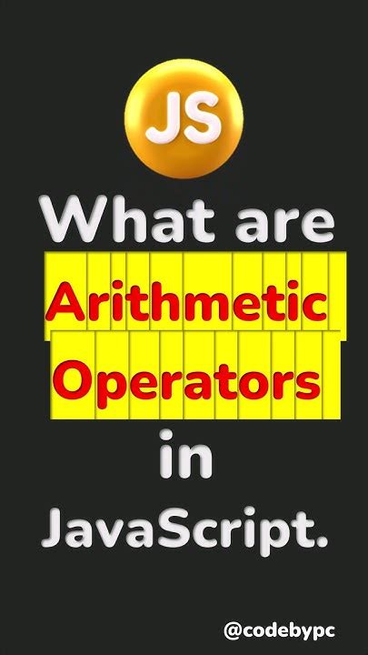 Arithmetic Operators In Javascript Javascript Interview Questions