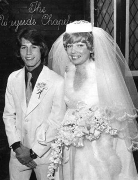 Super Seventies Andy Gibb Kim Reeder Celebrity Wedding Photos