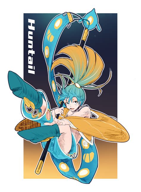 Huntail Pokemon Drawn By Chisame0345 Danbooru