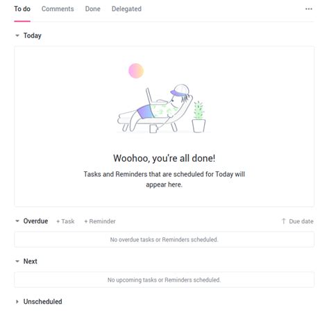 scheduled tasks do not show up on the clickup home page r clickup