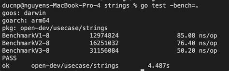 Golang Concatenation Strings