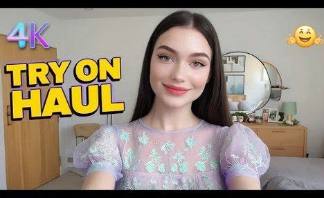 K Transparent Dress Try On Haul Seasonal Try Haul See Through Lingerie Fishnet Outfit Try On