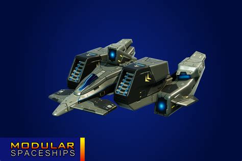 Sci Fi Modular Spaceship Hyper Falcon