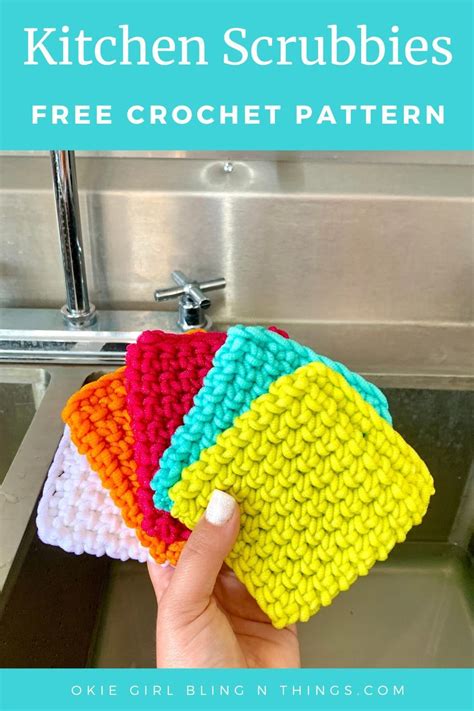 Kitchen Scrubbies Pattern Free Crochet Pattern Scrubbies Crochet