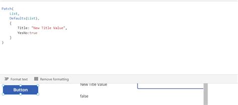 patch any field type in a sharepoint list item using power apps