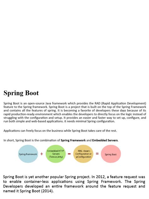 spring boot pdf spring framework class computer programming