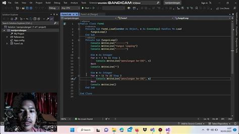 Fungsi Looping Visual Basic Youtube