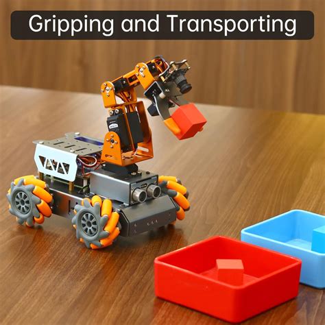 Mua MatserPi Robotic Arm For Raspberry Pi Open Source Programming AI Vision Robot Car Kit DOF