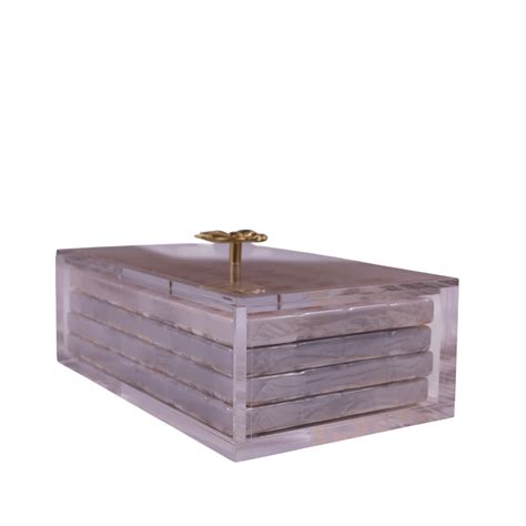 Nativity Collection Lucite Storage Box Hip Hip Mahjong Llc