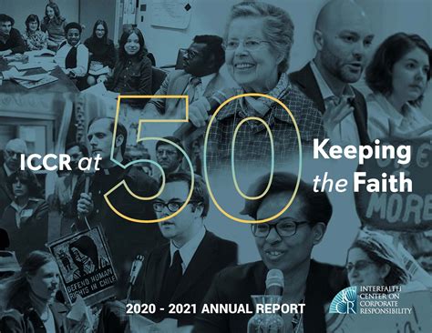 Iccrs 2021 2022 Annual Report Interfaith Center On Corporate