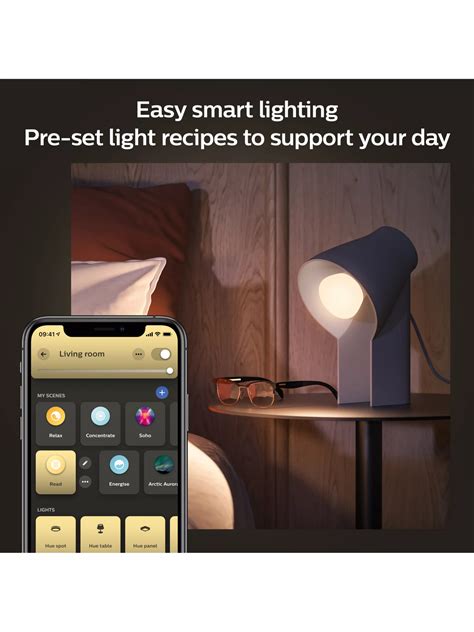 Philips Hue White Ambiance Wireless Lighting LED Light Bulb With Bluetooth W A E Edison