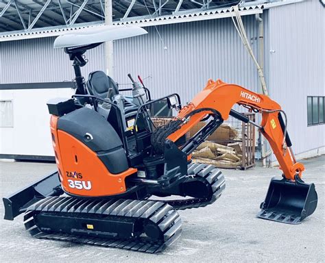【目立った傷や汚れなし】日立hitachi Zx35u 5b2016年モデル★アワー1289h配管2本付き★解体仕様機ショートリーチ仕様