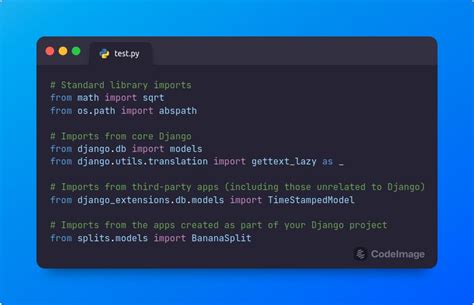 Import Order For Django Project Dominic Kofi Yeboah Posted On The Topic Linkedin