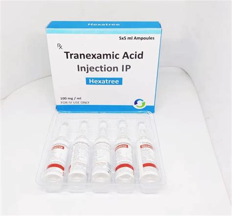 Tranexamic Acid Injection At ₹ 83piece Himuda Phase Solan Id 26279644530