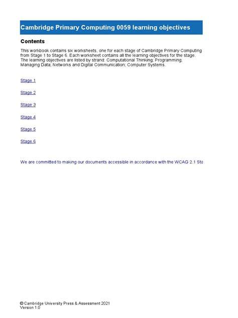 0059 Computing Learning Objectives Only Tcm142 635602 Pdf