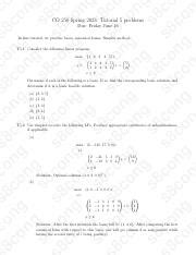 Mastering Simplex Method: LP Tutorial Problems Explained | Course Hero