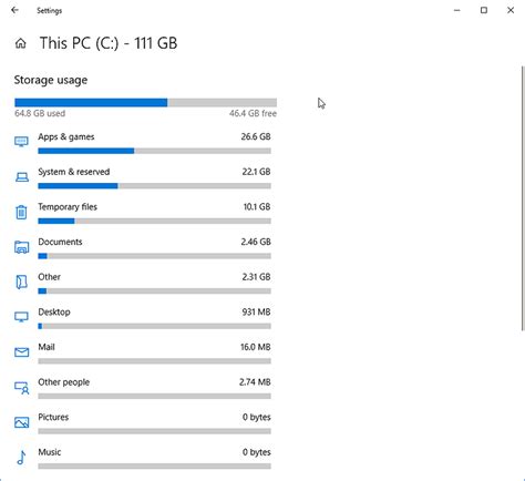 Find Out What Is Taking Up Space On Hard Drive