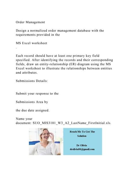 Order Managementdesign A Normalized Order Management Database Widocx