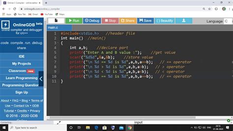 Part 4 What Is Relational Operators Using C Program In Tamil Youtube