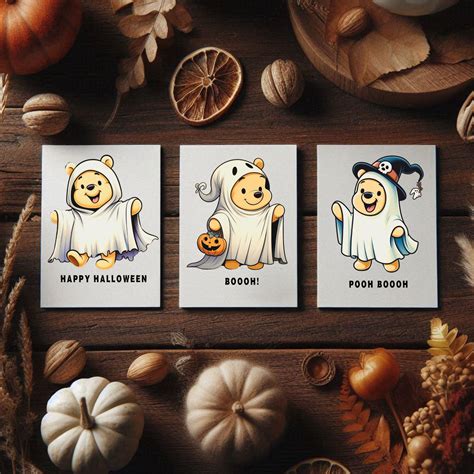 Winnie The Pooh Png Halloween Ghost Png Cutest Bear Halloween Png Halloween Shirt Ghost Pooh Png