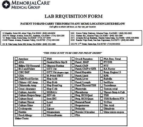 Lab Order Form Template Free And Premium Templates To Download Instantly For Free Artofit
