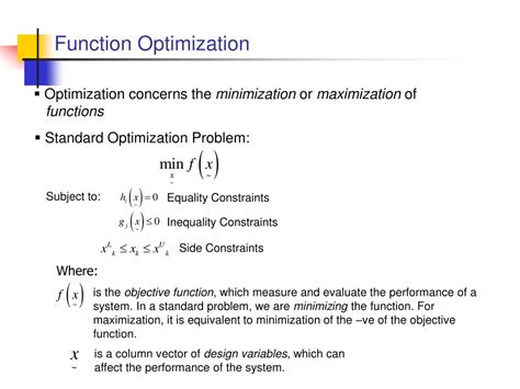 ppt introduction to non linear optimization powerpoint presentation