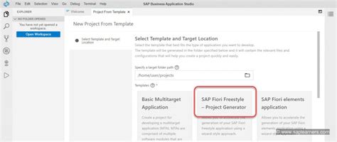 How To Develop Fiori App In SAP Business Application Studio