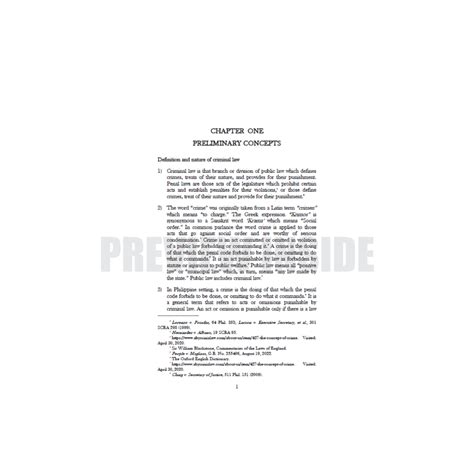 Criminal Law Concepts And Jurisprudence Book One Centralbooks