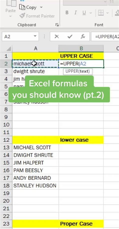 Excel Upper And Lower Formulas Artofit