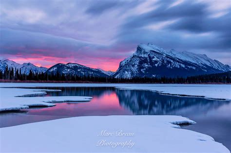 Marc Breau Outdoor Photography November Sunrise Banff National Park