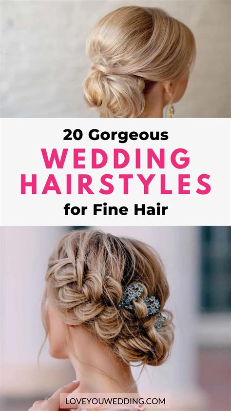 20 Gorgeous Wedding Hairstyles For Thin Hair You Should Try Artofit