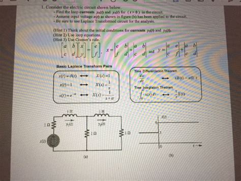 Solved 1 Consider The Electric Circuit Shown Below Find