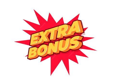 Premium Vector Extra Bonus Special Offer Sale Tag Poster Design Template Discount Isolated